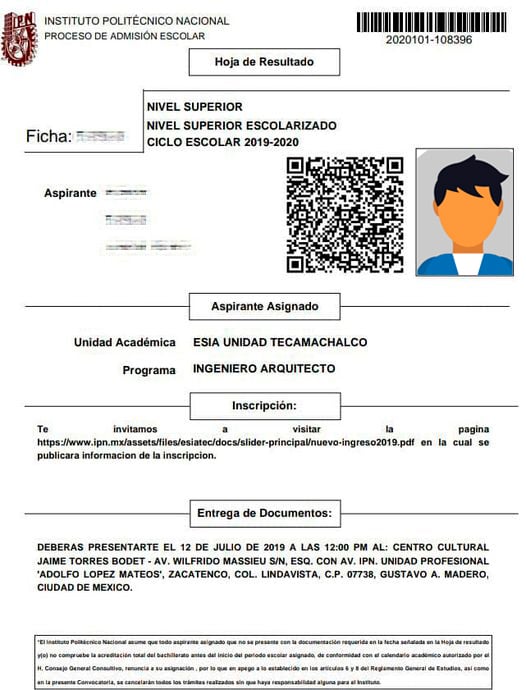 Resultados del IPN 2022