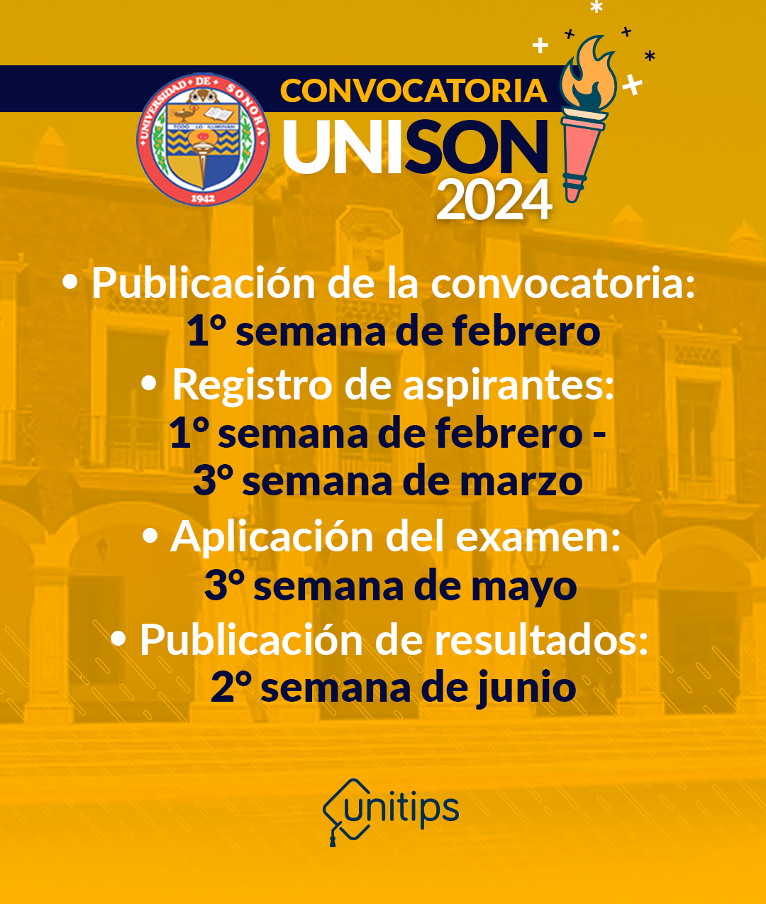 Convocatoria Unison 2024