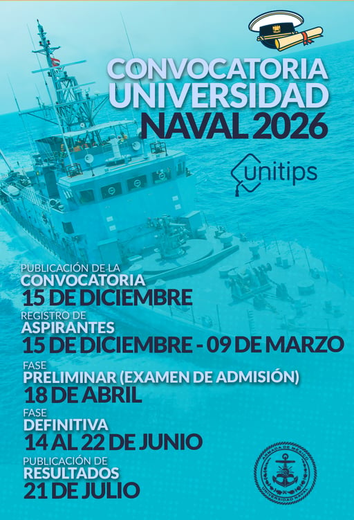 Convocatoria Para La Marina 2026 Ingreso A Medicina E Ingenierías